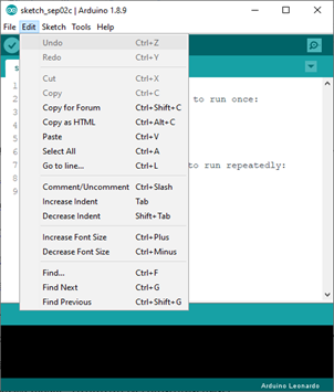 การติดตั้งและลองใช้ Arduino IDE
