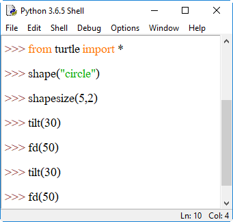 ฝึกเขียนโปรแกรมกับเต่าไพทอน